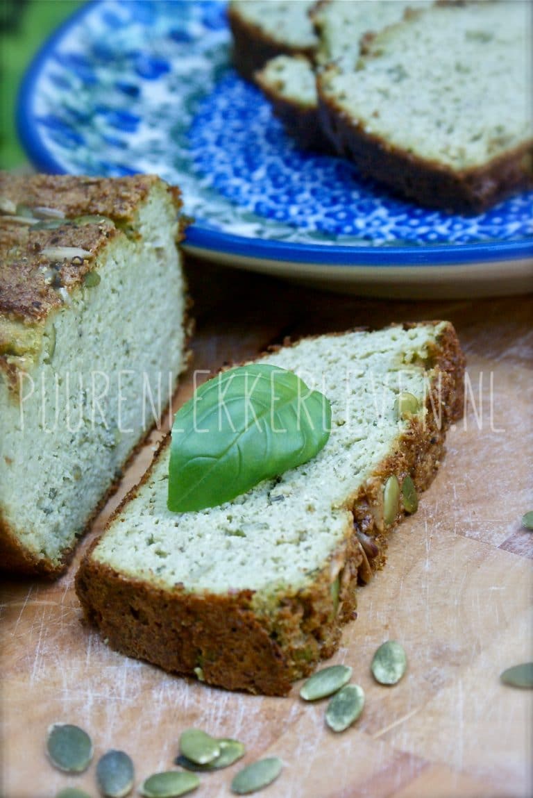 Pesto 'brood' - Puur en Lekker leven